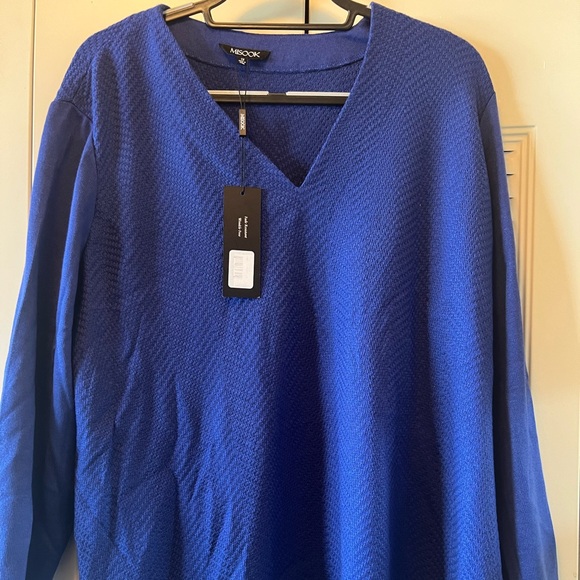 Misook | Tops | Misook Royal Blue V Neck Tunic X | Poshmark